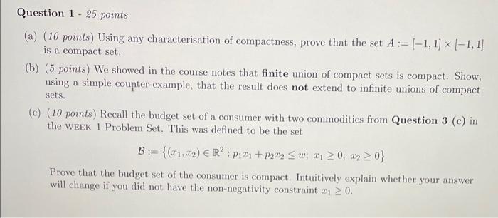 Solved Question 1 - 25 points (a) (10 points) Using any | Chegg.com