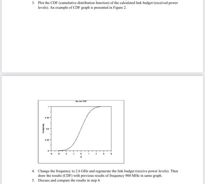 Solved 3. Plot the CDF (cumulative distribution function) of | Chegg.com