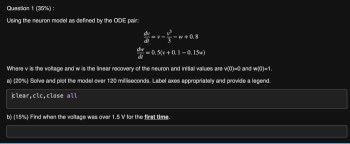 Solved ASAP Please show how it should be done in MATLAB, | Chegg.com