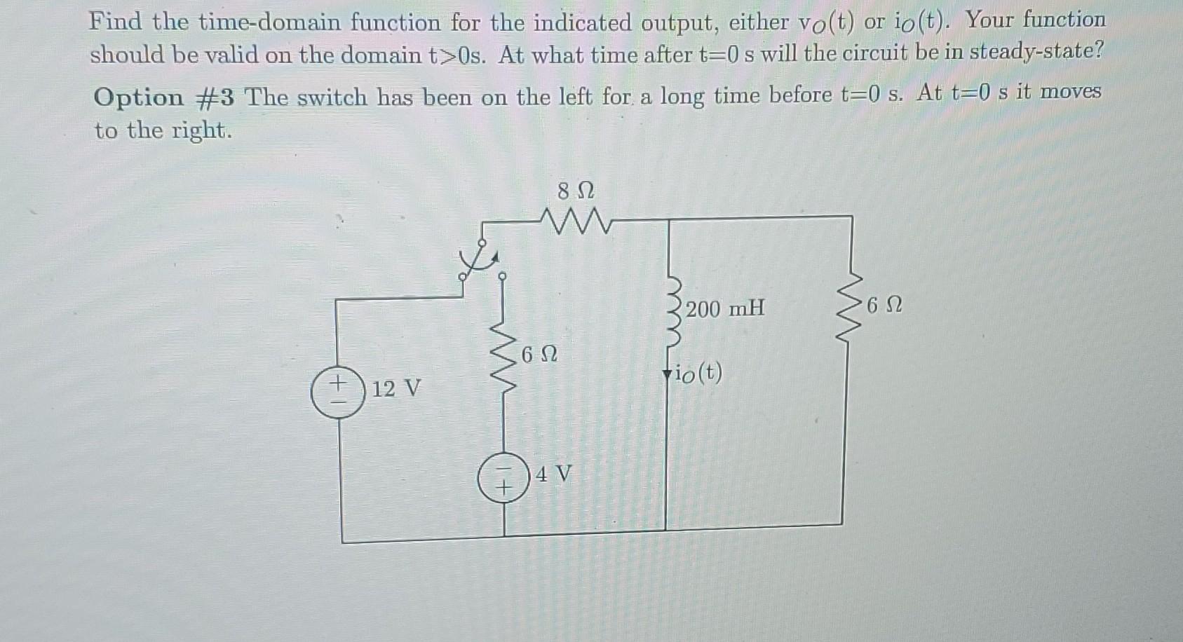Solved Find the time-domain function for the indicated | Chegg.com