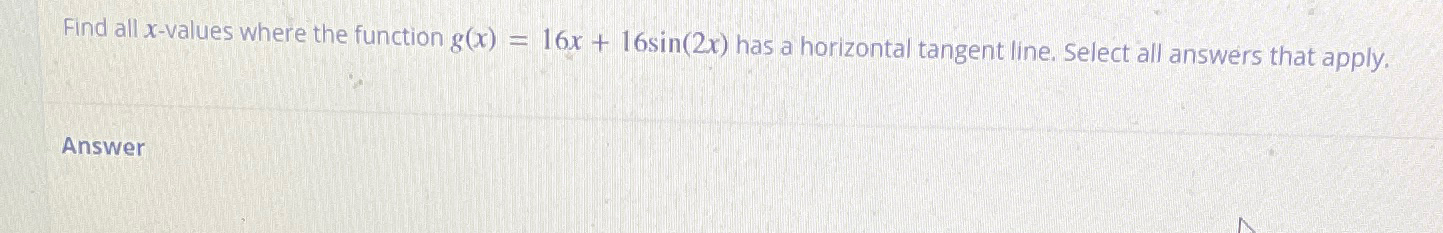 Solved Find all x-values where the function | Chegg.com