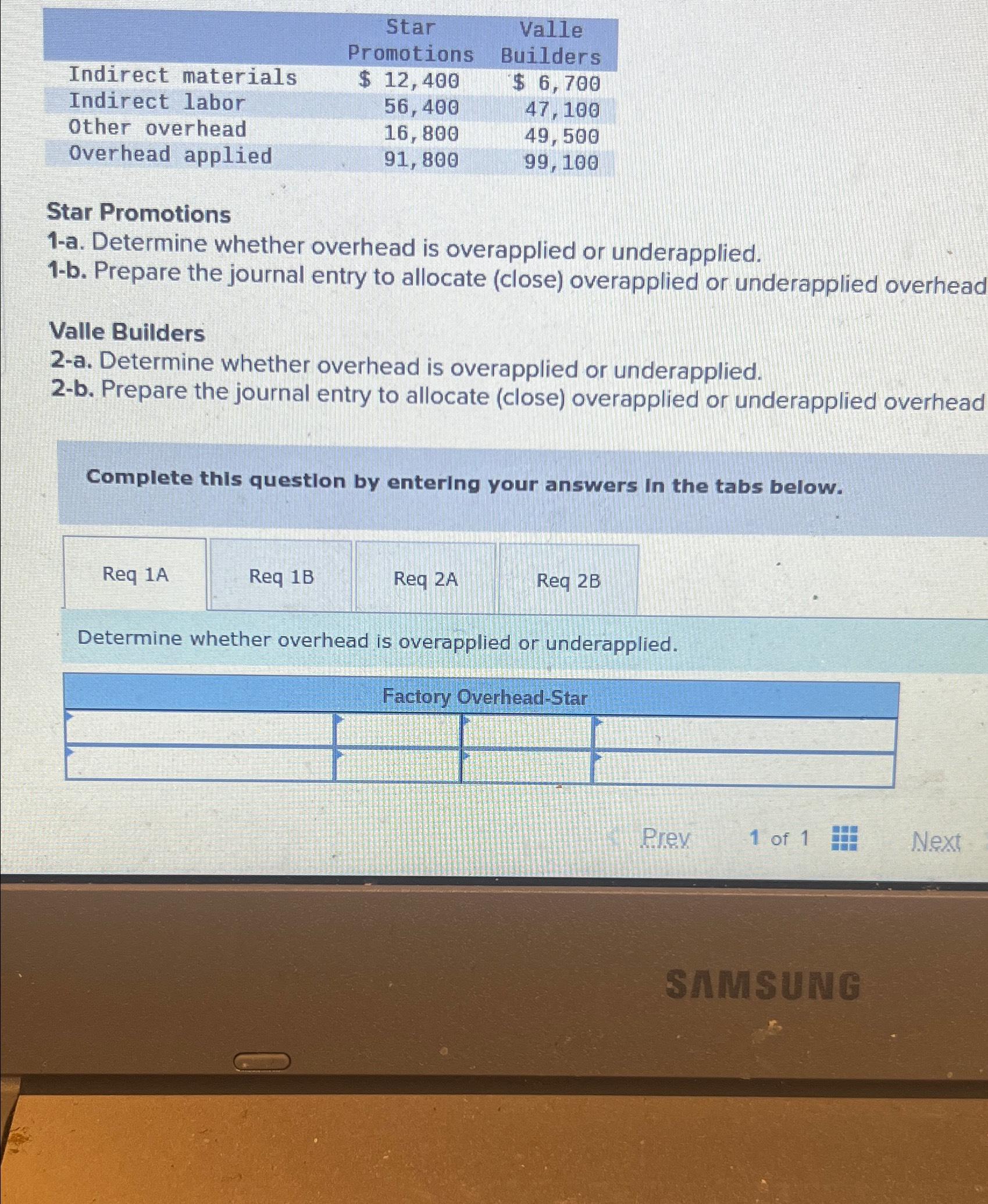 \table[[,\table[[Star],[Promotions]],Valle],[Indirect | Chegg.com