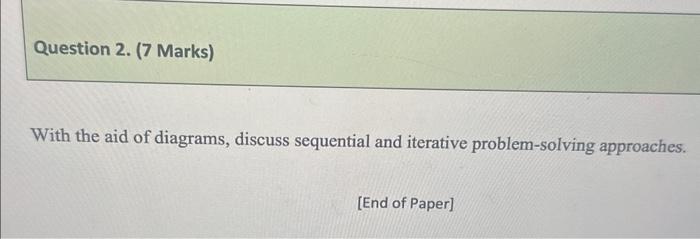 Solved With the aid of diagrams, discuss sequential and | Chegg.com