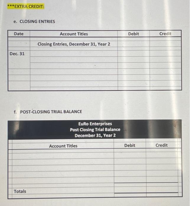 Solved Journal Entry Workshop: COMPREHENSIVE PROBLEM - | Chegg.com