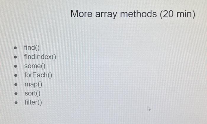 Solved i need a script.js showing how theses arrays work | Chegg.com