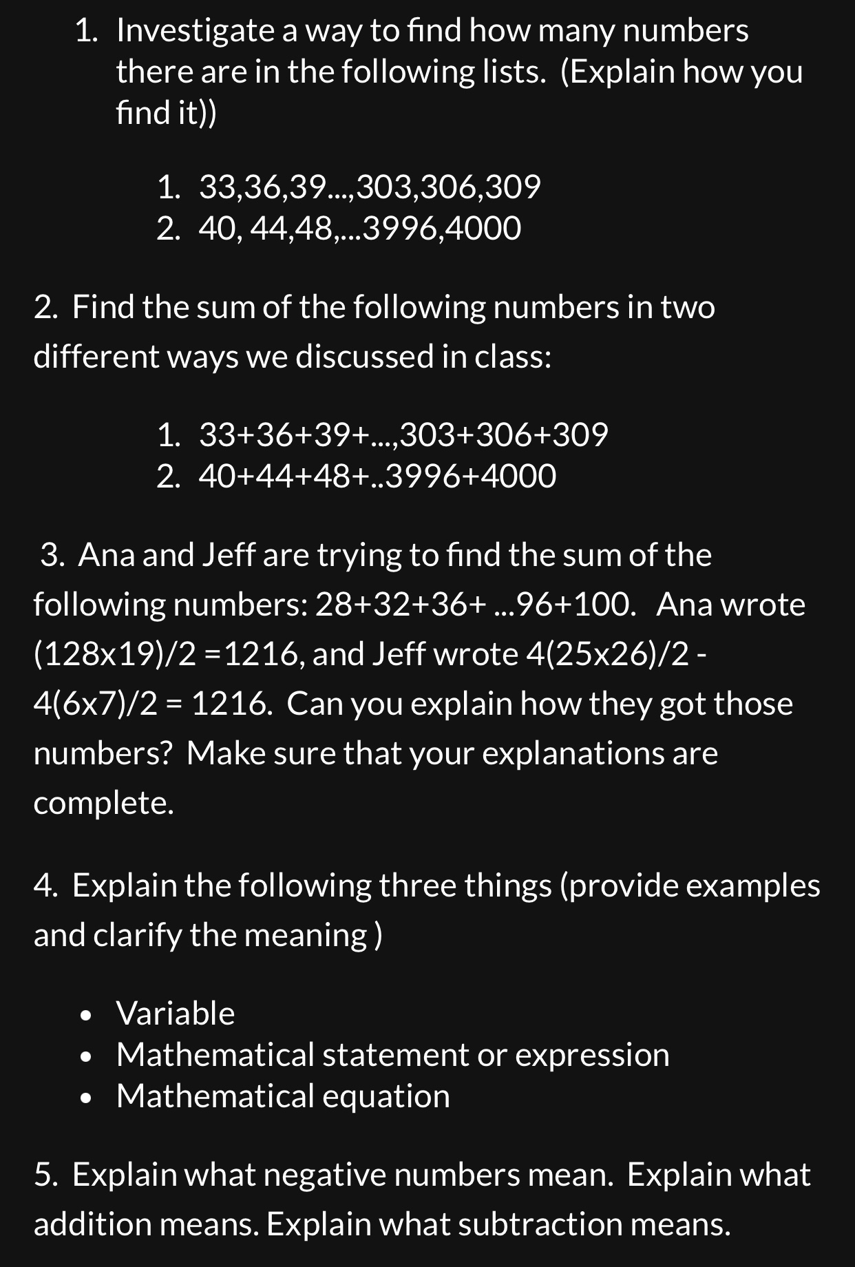 Solved Investigate a way to find how many numbersthere are | Chegg.com