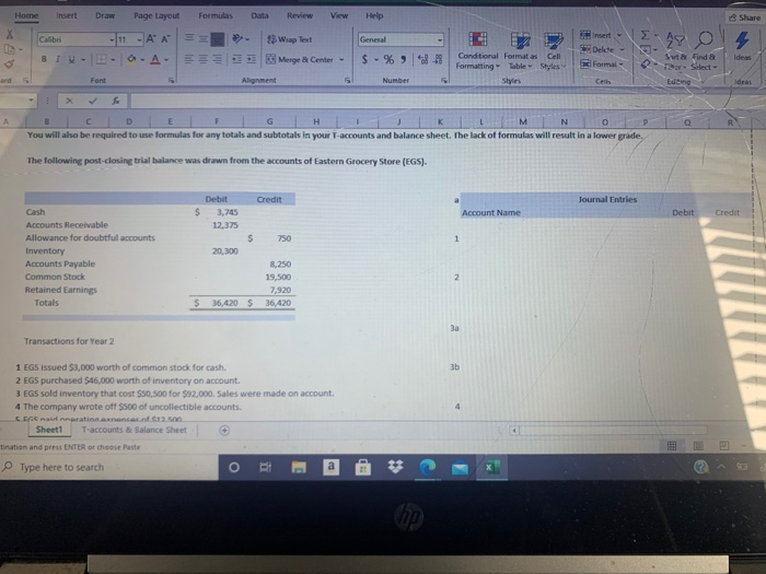 Solved Home Insert Draw Page Layout Formulas Data Review | Chegg.com