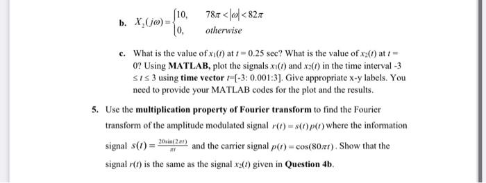 Solved my question is question five but I think 4b is a | Chegg.com