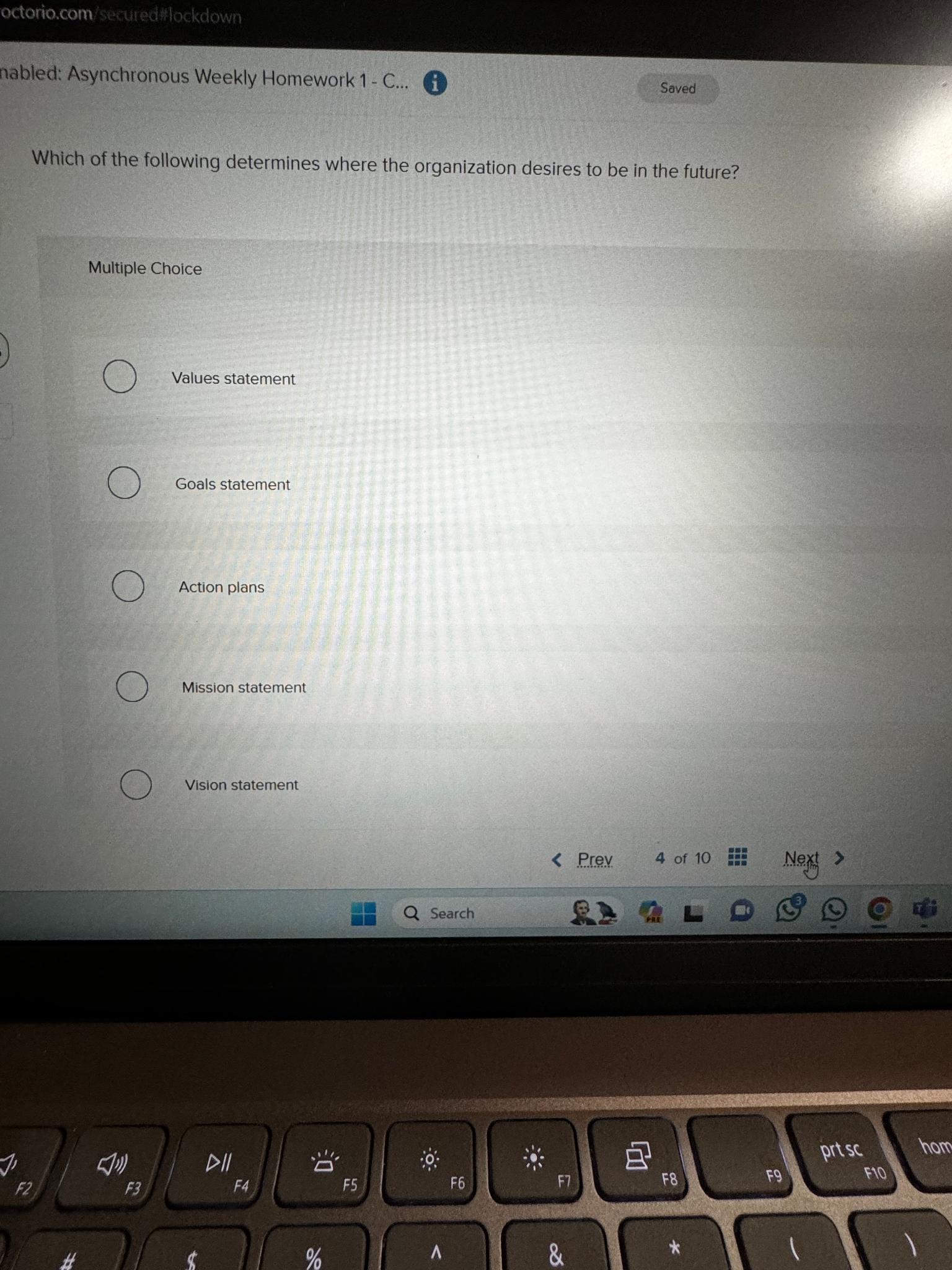 Solved octorio.com secured lockdownnabled: Asynchronous | Chegg.com
