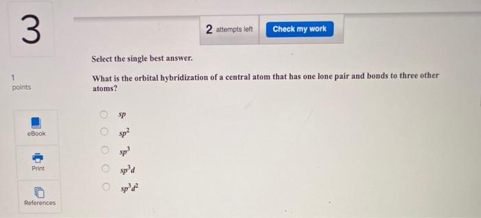 Solved 1 2 attempts left Check my work Be sure to answer all | Chegg.com