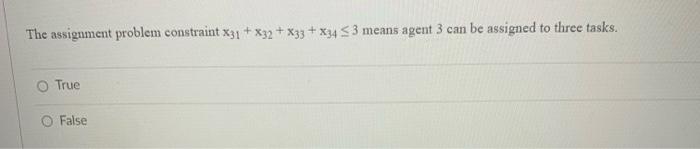 Solved Consider the model for this assignment problem. Min | Chegg.com