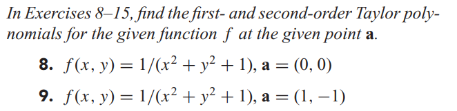 Solved PLEASE SOLVE 9 ﻿USING A HESSIAN MATRIX In ﻿Exercises | Chegg.com