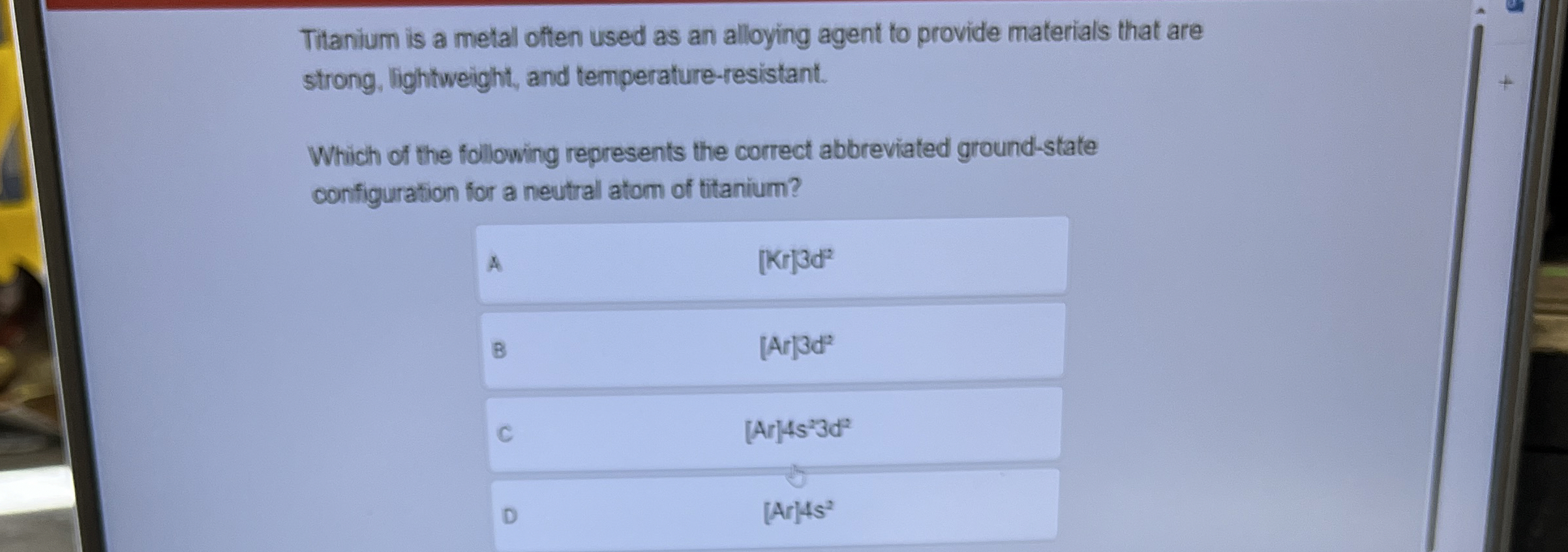 Solved Titanium is a metal often used as an alloying agent | Chegg.com