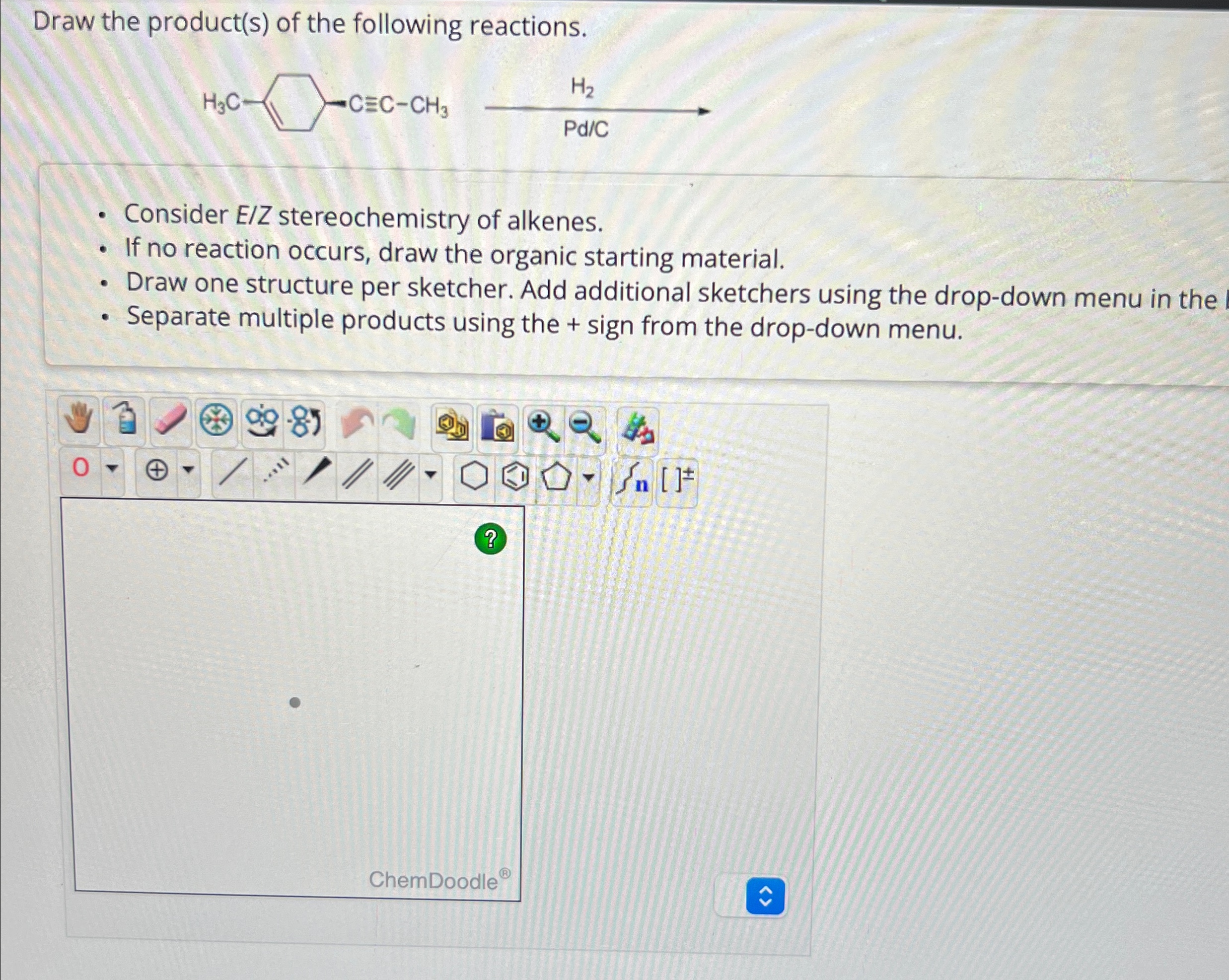 Solved Draw the product(s) ﻿of the following | Chegg.com