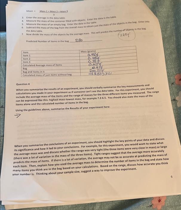 Solved using the guidelines above, summarize the results of | Chegg.com