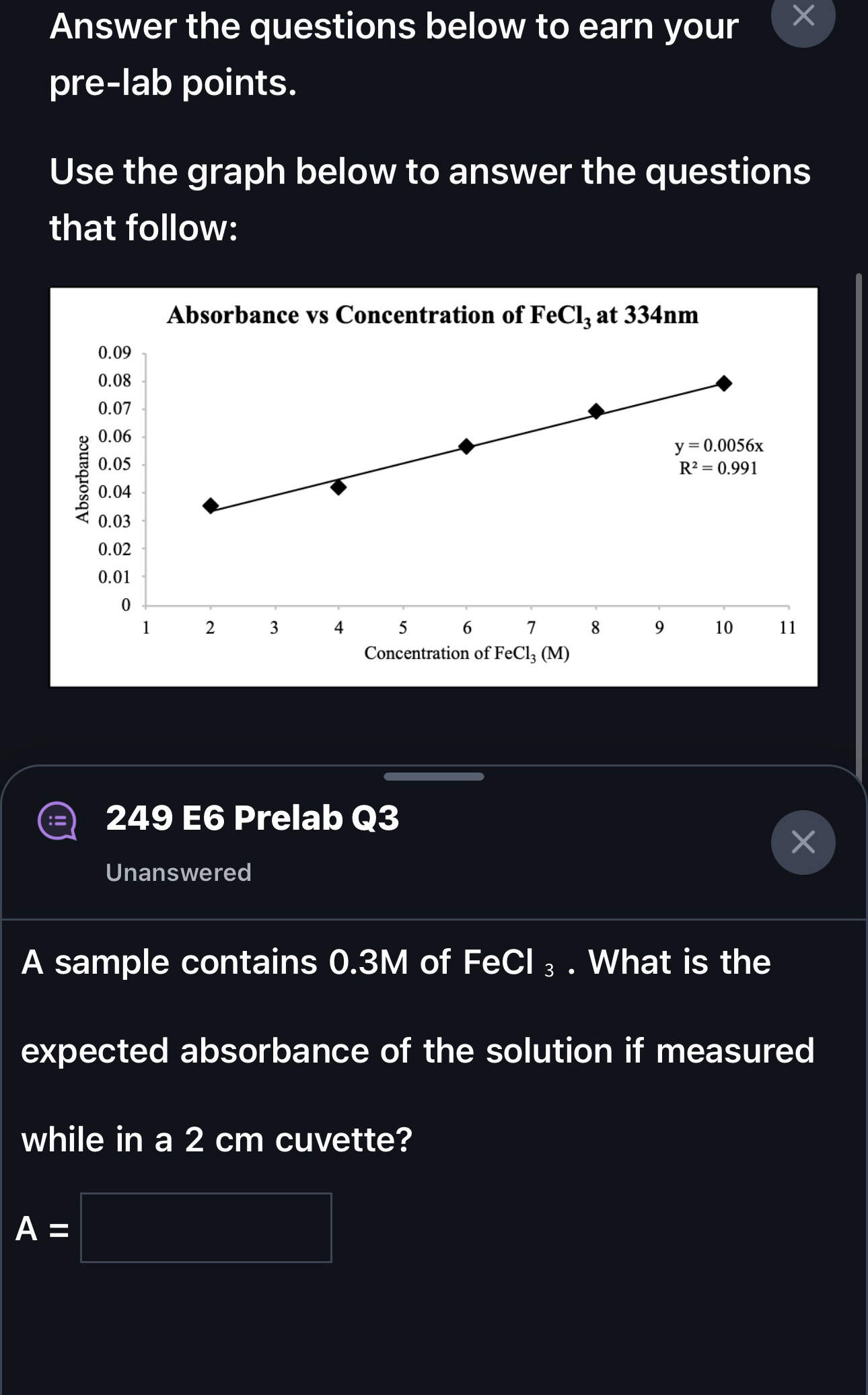Solved Answer the questions below to earn your pre-lab | Chegg.com