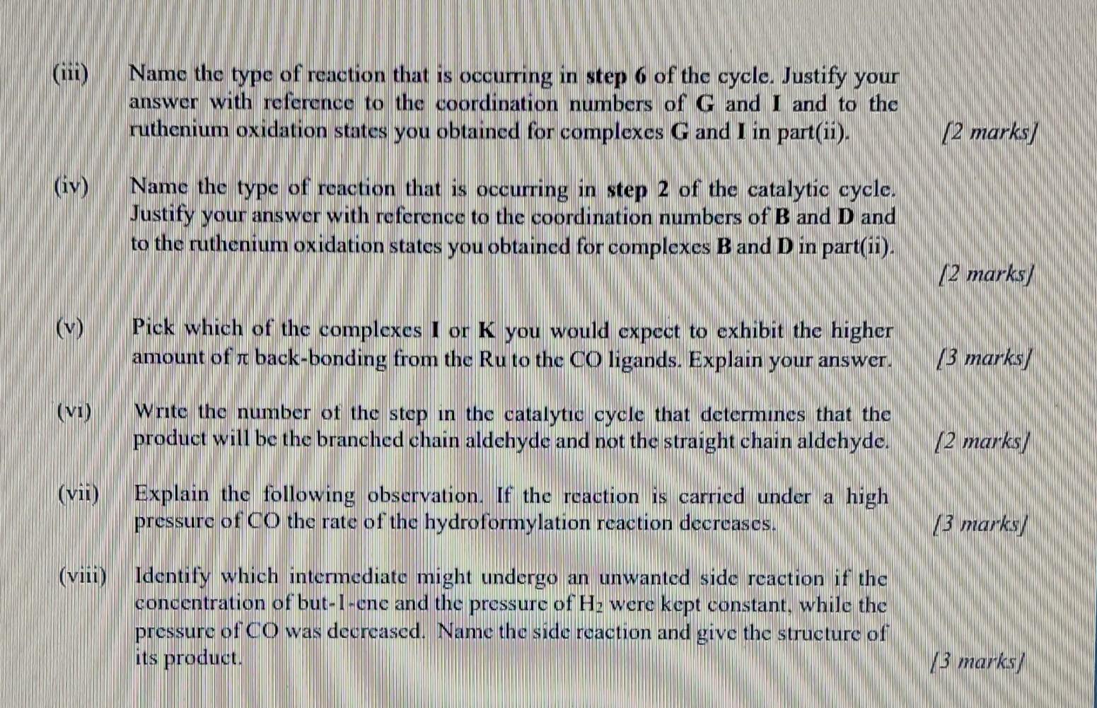 A partial outline for a catalytic cycle (Figure 2) | Chegg.com