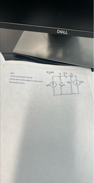 Solved H3(b) For the circuit shown in Fig. 3(b), (i)Write | Chegg.com