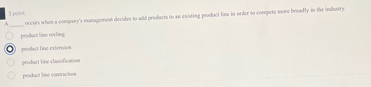 Solved 1 ﻿pointA ﻿occurs when a company's management | Chegg.com