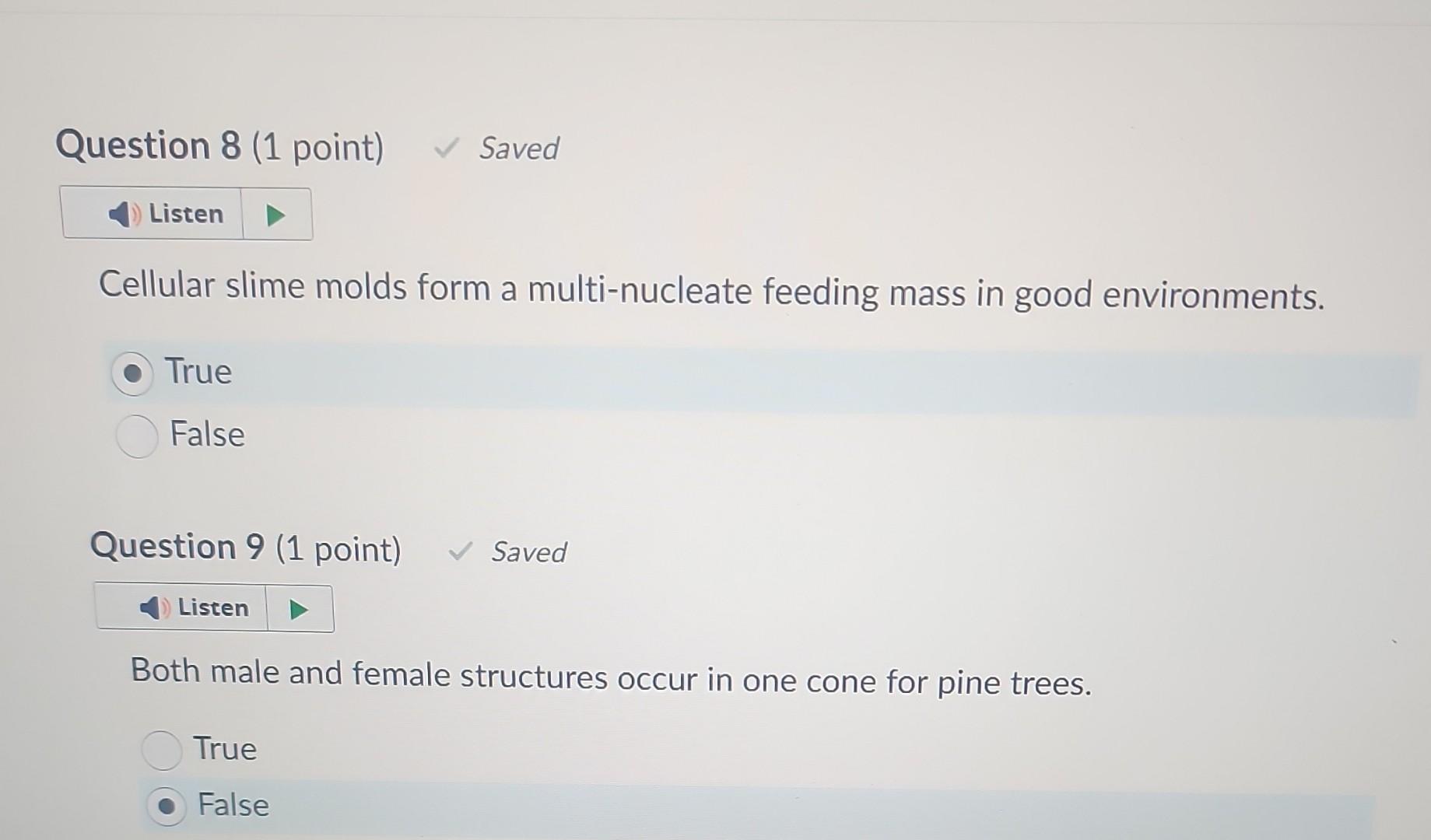 Solved Cellular slime molds form a multi-nucleate feeding | Chegg.com