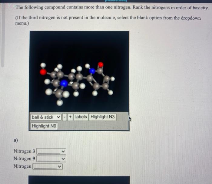 Solved The following compound contains more than one | Chegg.com