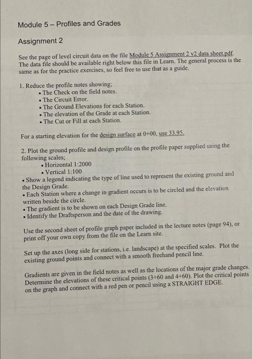 Solved Module 5 - Profiles and Grades Assignment 2 See the | Chegg.com