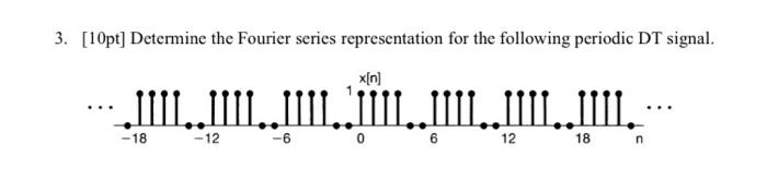 Solved [10pt] Determine The Fourier Series Representation