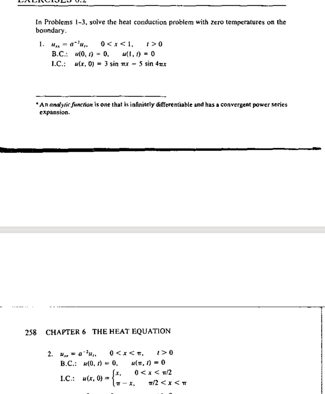 Solved In Problems 1-3, solve the heat conduction problem | Chegg.com