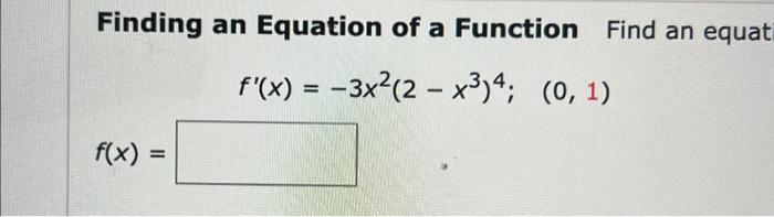 Solved find an equation of function f that has the given | Chegg.com