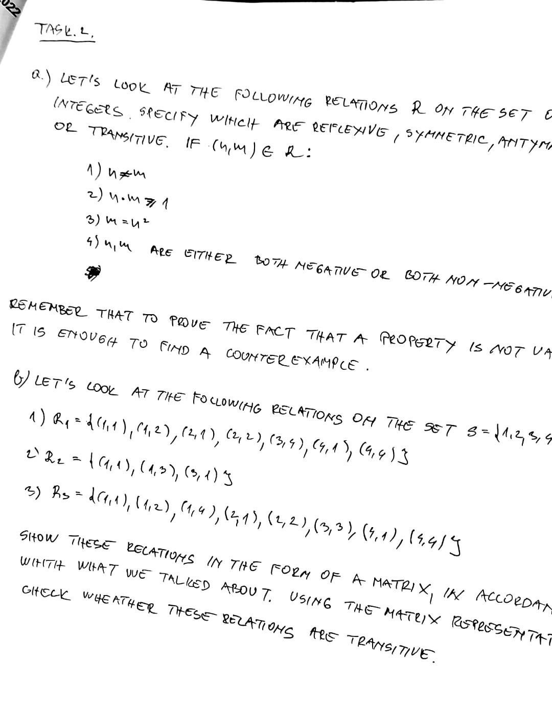 Solved please solve all subtasks. do not deliver parts of | Chegg.com