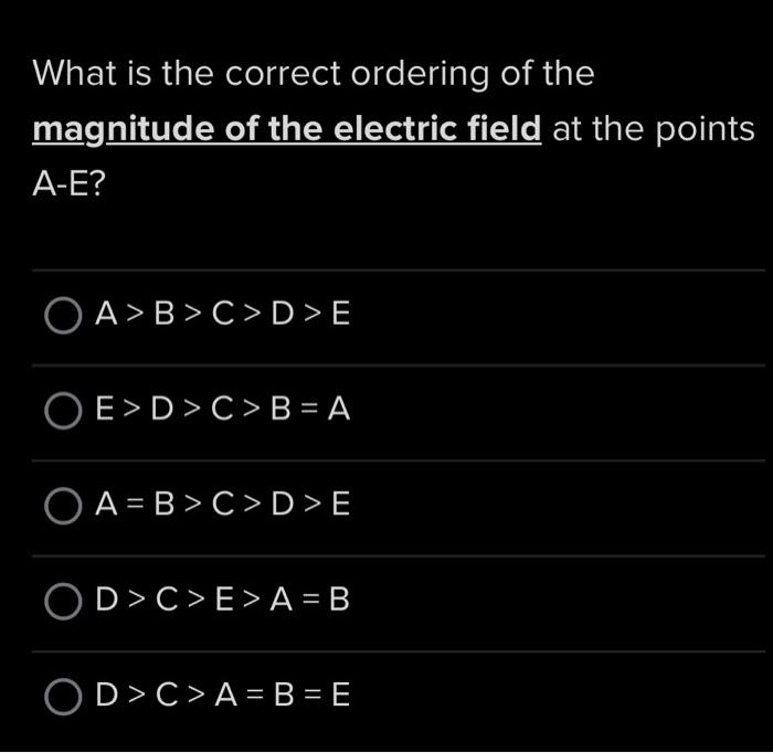 Solved three part multiple choice questions based on the | Chegg.com