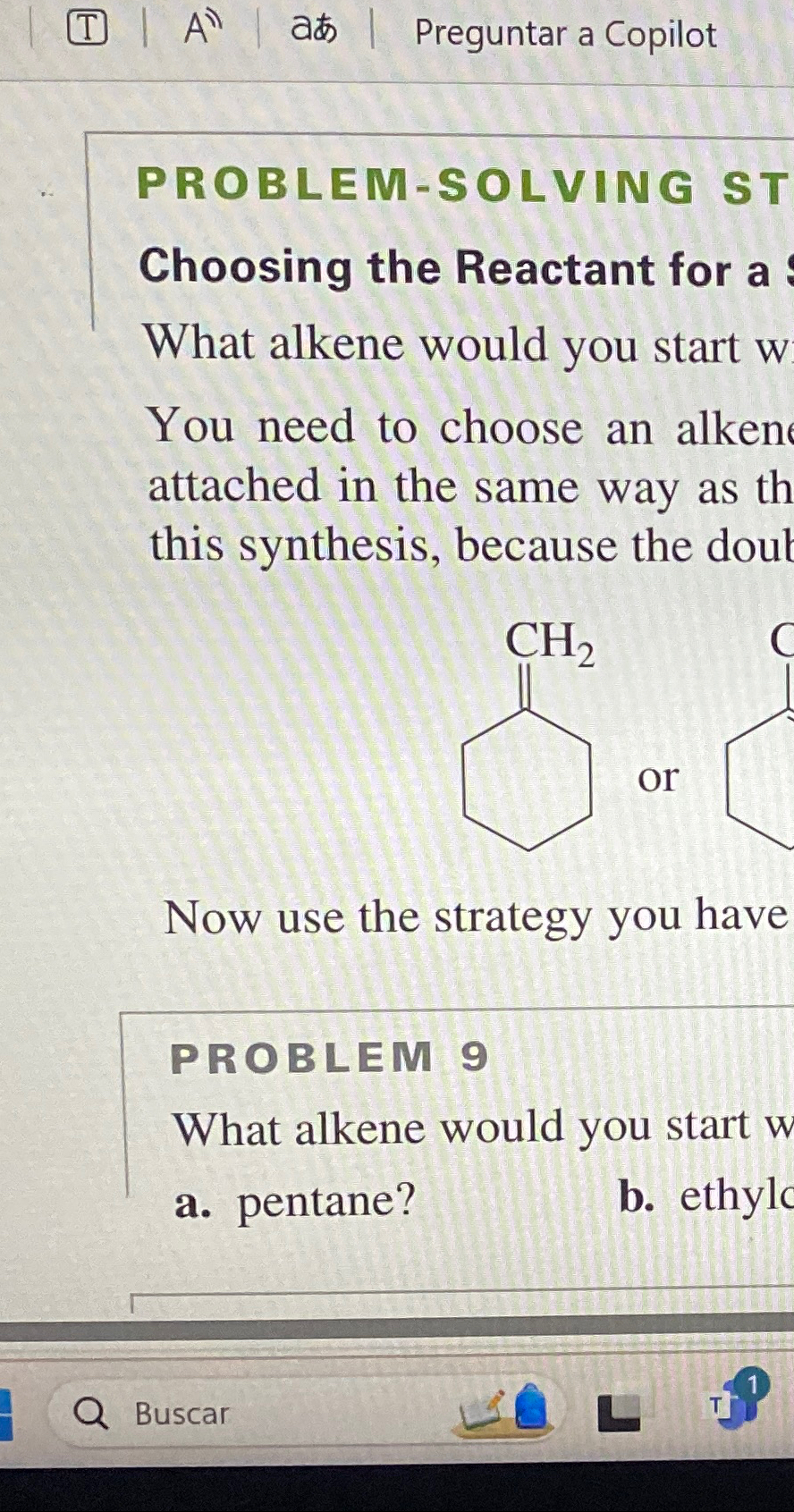 PROBLEM-SOLVING STChoosing the Reactant for aWhat | Chegg.com
