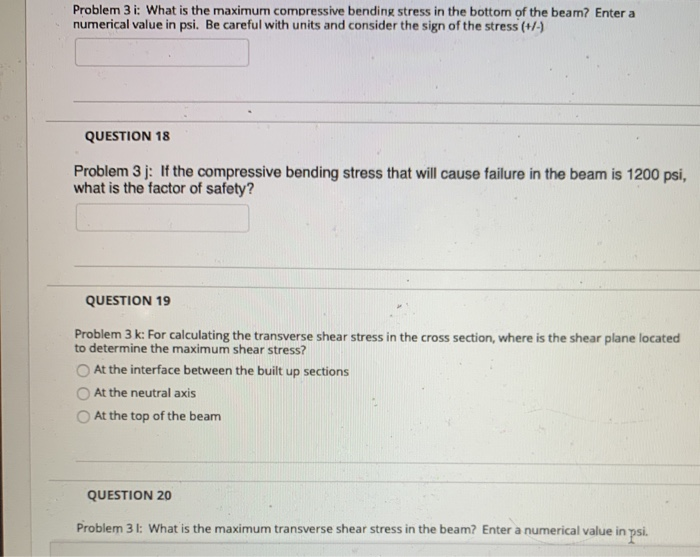 Solved Problem 3a: The following problem is to be used for | Chegg.com