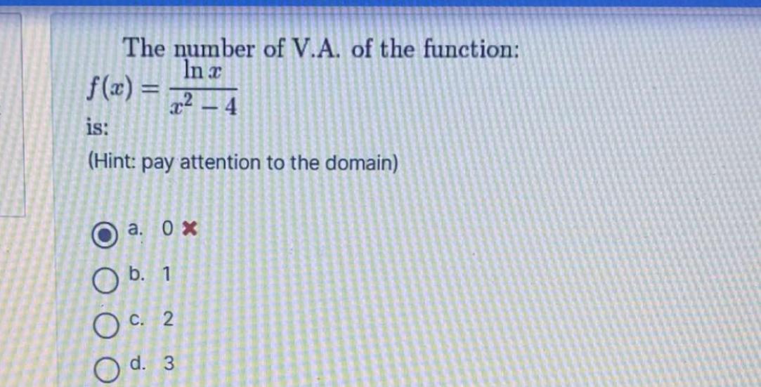 Solved The number of V.A. ﻿of the | Chegg.com