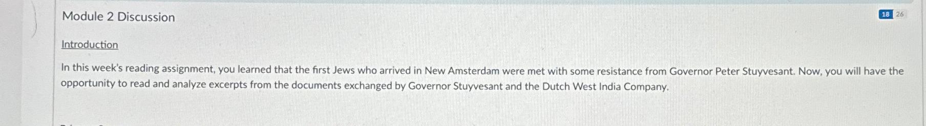 Solved Module 2 ﻿DiscussionIntroductionIn this week's | Chegg.com