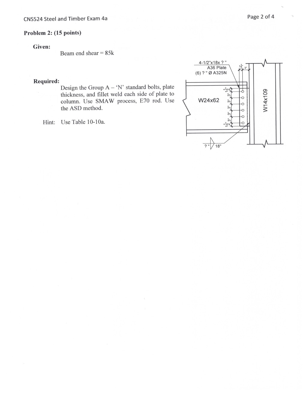 Solved Problem 2: (15 ﻿points) ﻿Given: Beam end shear | Chegg.com