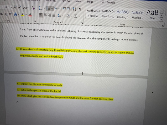 Solved ign Layout References Mailings Review View Help | Chegg.com