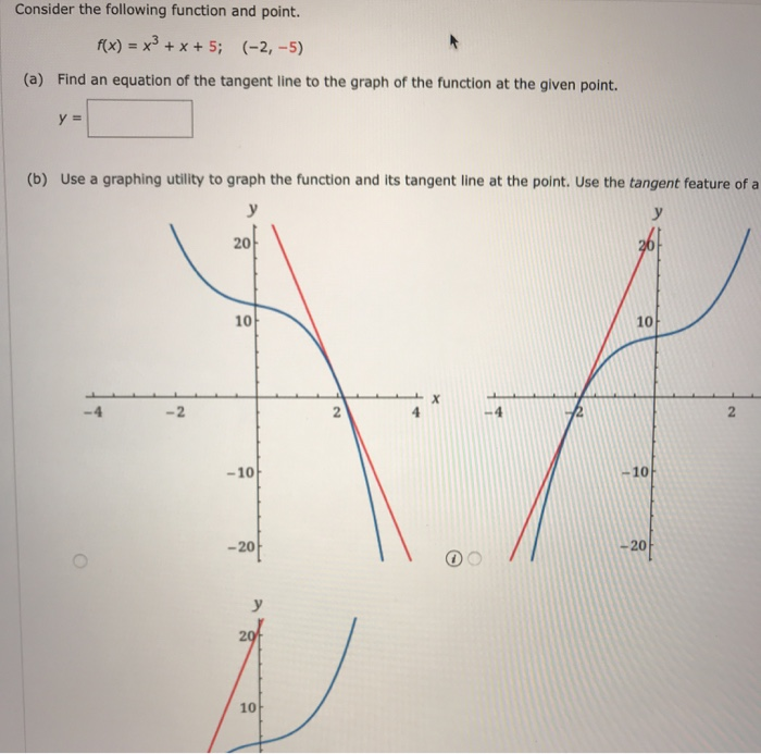 Solved Consider the following function and point. Find an | Chegg.com