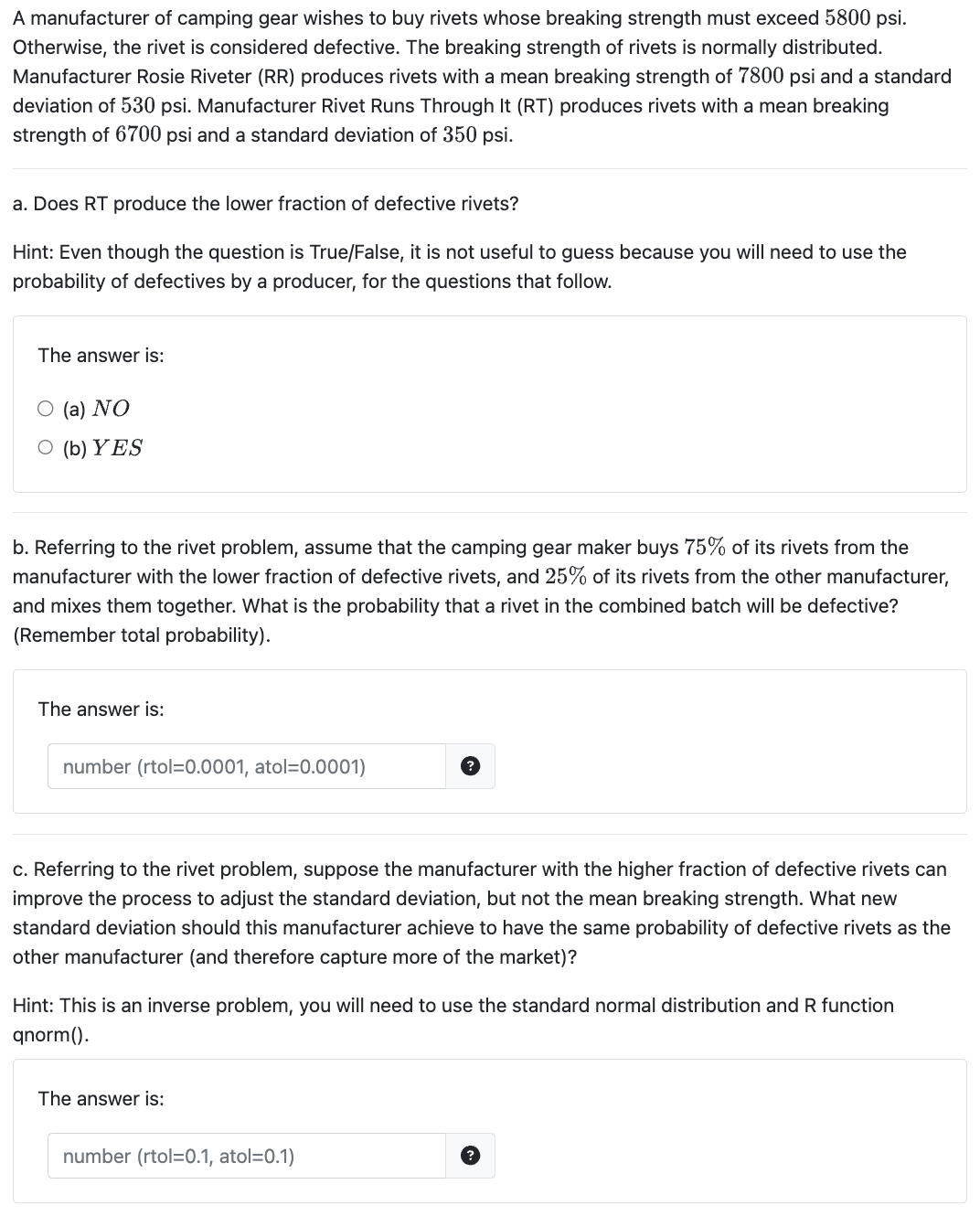 answer parts b and c | Chegg.com