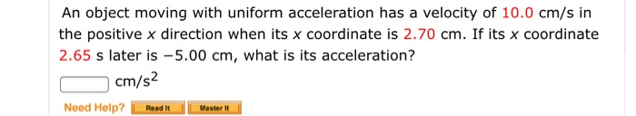 Solved Draw motion diagrams for the following items. (Submit | Chegg.com