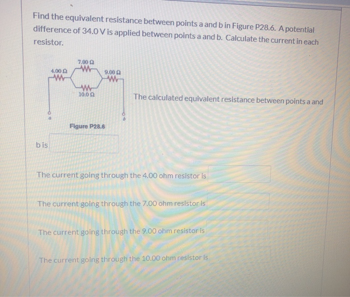 Solved Find the equivalent resistance between points a and b | Chegg.com