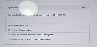 Solved Question 136 ﻿ptsIs it possible to transicr licat | Chegg.com