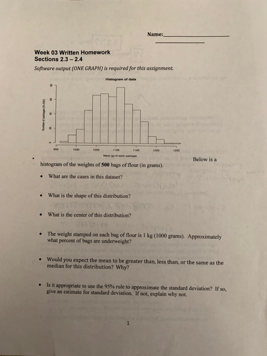 Solved Name: Week 03 Written Homework Sections 2.3-2.4 | Chegg.com