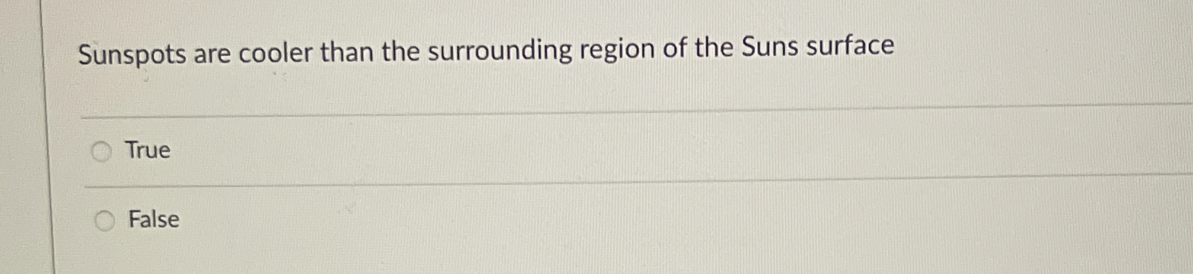 Solved Sunspots are cooler than the surrounding region of | Chegg.com