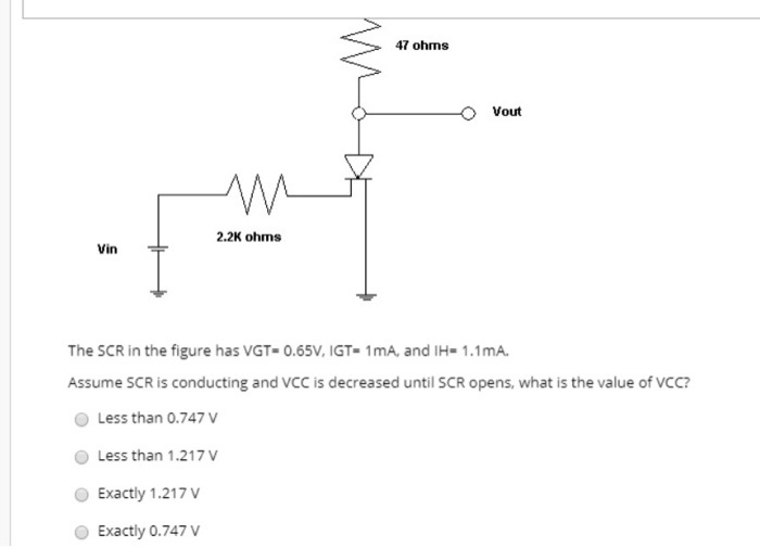 Solved Voltage across collector Vcc is 12V. (edit: Vcc is | Chegg.com