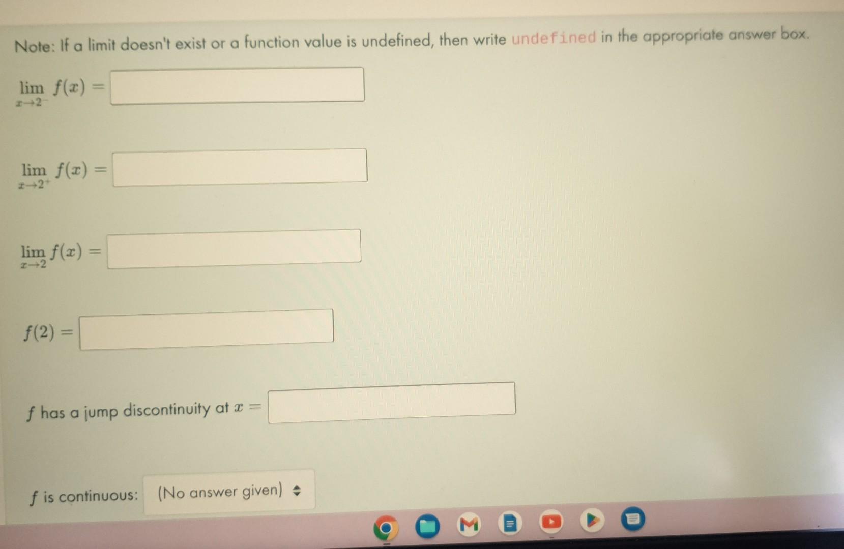 Solved For the function f graphed as follows, find the | Chegg.com