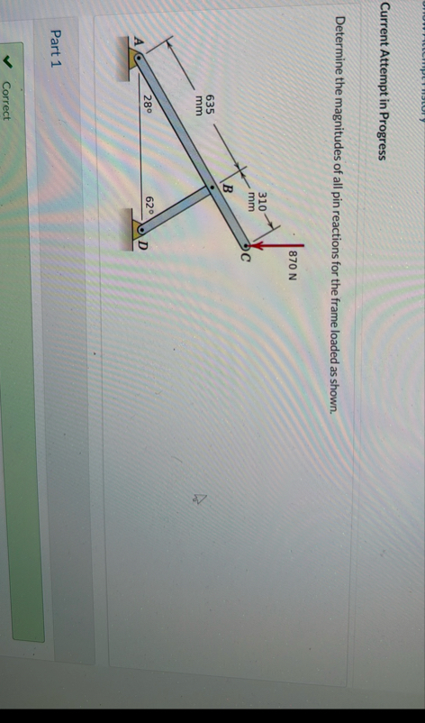 Current Attempt in ProgressDetermine the magnitudes | Chegg.com