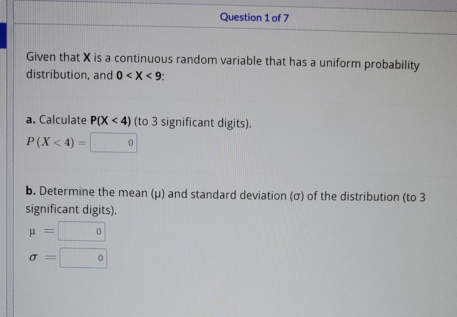 Solved Given that X is a continuous random variable that has | Chegg.com