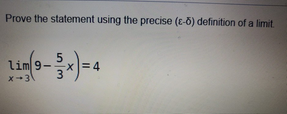 Solved Prove the statement using the precise (E-6) | Chegg.com | Chegg.com