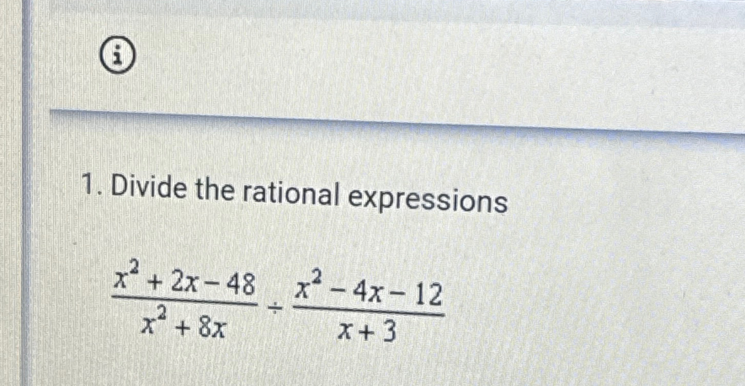 Solved Divide the rational | Chegg.com